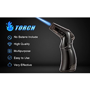 Cocktail Smoker Kit, Luxurious Torch amp, 2 Glass. Whiskey Smoker and old Fashioned Cocktails, Drink Smoker Infuser Kit, Fancy Premium and best Bourbon Gifts box Set for Men, Husband, Father, Brother