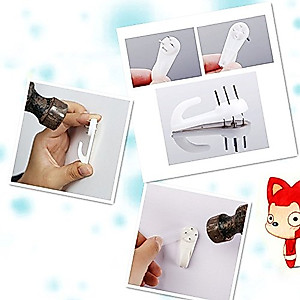 Doremy Floating Shelf,Wall Mounted Modern Simple Geometry Wood Metal Wire Hexagon Plant Flower Wall Decoration Wall Storage Shelves Display Racks Perfect for Bedroom,Living Room,Office (White)