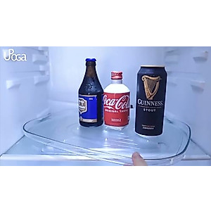 UPOGA Lazy Susan Organizer for Refrigerator 15.9''x11.8'' Rectangular Turntable Organizers and Storage, Easy Get Items from Inner Fridge and Cabinet