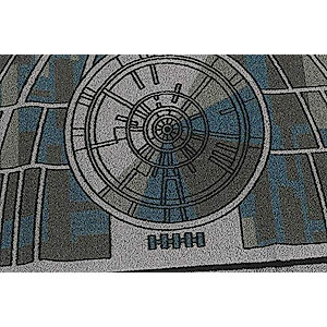 Ukonic Star Wars Galactic Empire Death Star Area Rug | 52-Inch Round Floor Rug