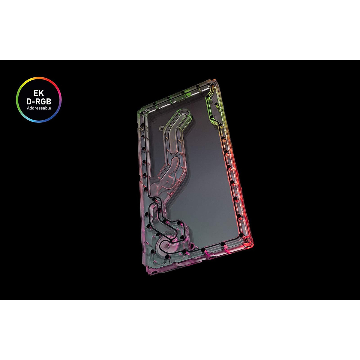 EKWB EK-Classic Distroplate Front PC-O11D with SPC PWM Pump, D-RGB, Plexi