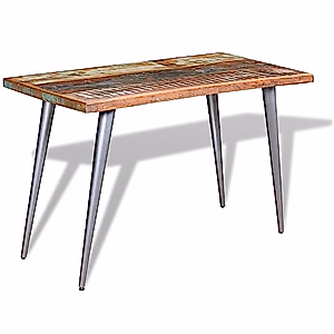 YPWRENH Side Tables bar Table Dining Table Solid Reclaimed Wood 47.2"x23.6"x30" for Dining Room, Kitchen or Living Room