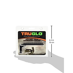 TRUGLO Universal Picatinny Rail Mount Versatile Durable Aluminum Hunting Bowfishing Accessories Holder with 9 Rail Slots