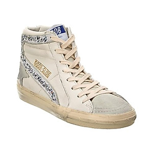 Golden Goose Slide Leather Sneaker, 39, White