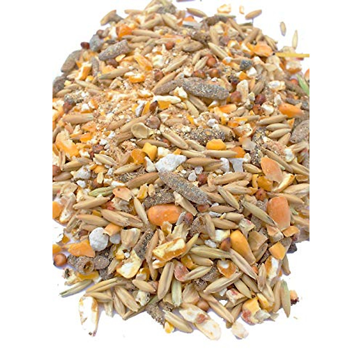 Pampered Chicken Mama Backyard Chicken Feed with Black Soldier Fly Larvae Grubs Soy Free & Herbs (10 Pounds) Non-GMO Layer Pellets: High Protein All-Natural Grower Feed Supplies for Laying Chickens