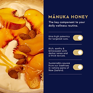 Manuka Health UMF 13+/MGO 400+ Manuka Honey (250g/8.8oz), Superfood, Authentic Raw Honey from New Zealand