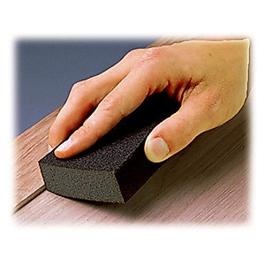 3M CP000-6P-CC Sanding Sponge Extra Fine Grit, 3-3/4 in x 2-5/8 in, Black, 6 Count