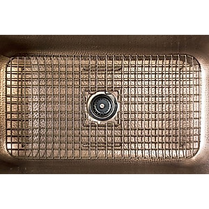 SinkSense Rohe 27.75" x 13.375" Kitchen Sink Bottom Grid, Antique Brown