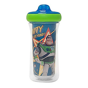The First Years Disney/Pixar Toy Story Insulated Hard Spout Pack of Sippy Cups for Toddlers, 9 Ounce (Pack of 2)