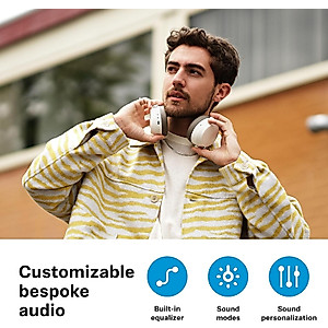 Sennheiser Consumer Audio Momentum 4 Wireless Headphones - Bluetooth Headset for Crystal-Clear Calls with Adaptive Noise Cancellation, 60h Battery Life, Lightweight Folding Design (Black/Copper)