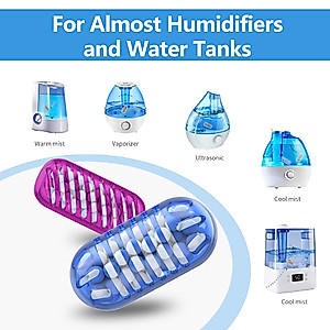 GoKBNY 20-Pack Humidifier Cleaner Filters Demineralization Cleaning Ball Cartridge For Almost Humidifiers/Water Tanks, Prevents Hard Water Build-Up，Eliminates White Dust and Odor, Purifies Water