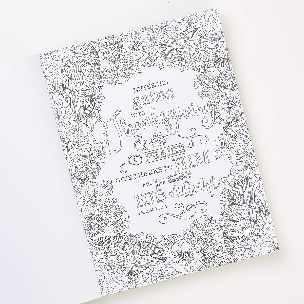 The Psalms in Color - Inspirational Coloring Book with Scripture for Women and Teens - Reflect, Relax, Rejoice