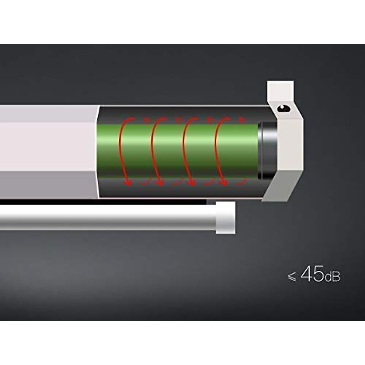 Auto Motorized Projector Screen 100 inch 16:9 HD Diagonal with Remote Control, Wall/Ceiling Mounted Electric Movie Screen Wrinkle-Free, Great for Home Office Theater TV Usage