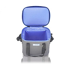 Blue Coolers Journey Series | 16 Quart Soft Sided Cooler | Portable Ice Chest Holds Ice Up to 4 Days