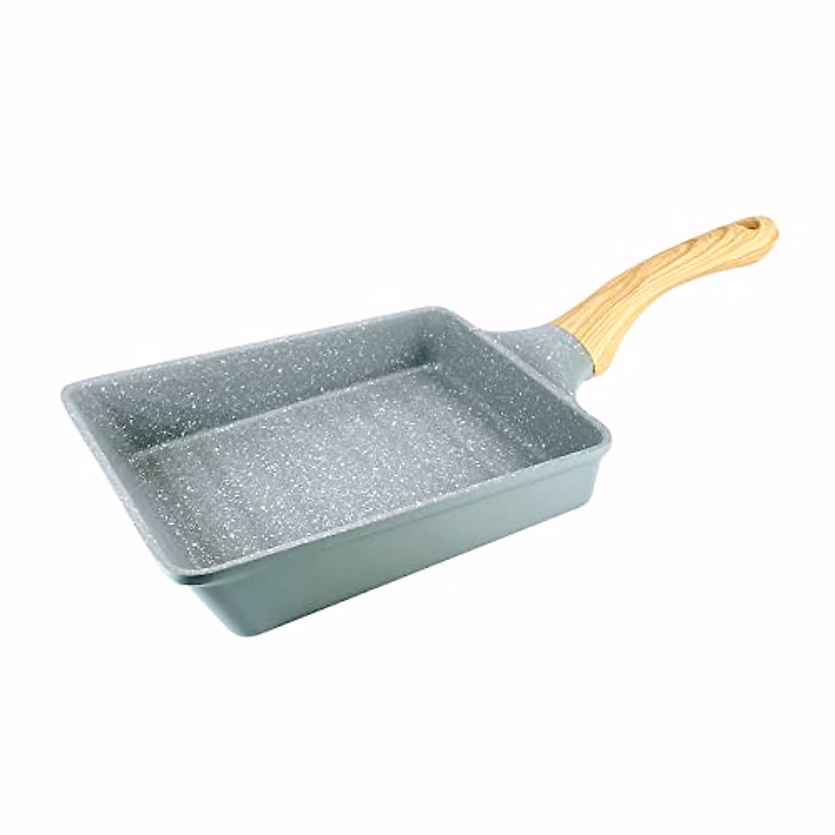 LIANGCHUANG Omelette Pan Nonstick Tamagoyaki Egg Pan , Retangle Frying Pan with Non-Stick Coating for Sandwich , Pancake , 8in L X 6in D X1.6in H YL2002 Rectangle frying pan