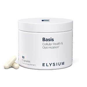 ELYSIUM Basis NAD Plus Supplement 30 Servings - with Nicotinamide Riboside 250mg and Pterostilbene 50mg - Healthy Aging Supplement & Cellular Energy