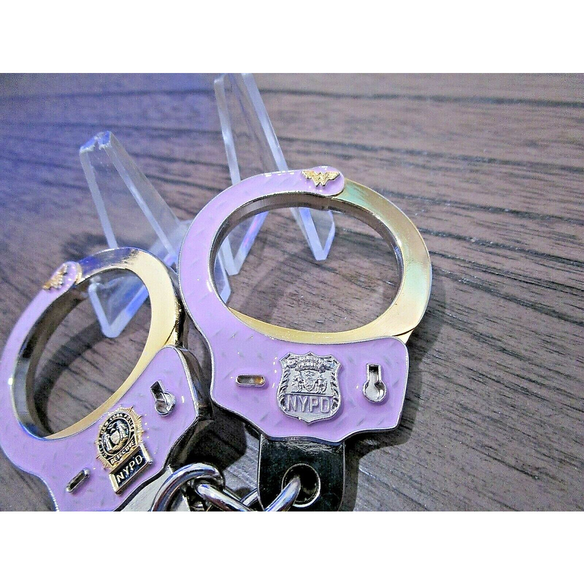 NYPD Detectives Wonder Woman Pink Handcuffs Challenge Coin