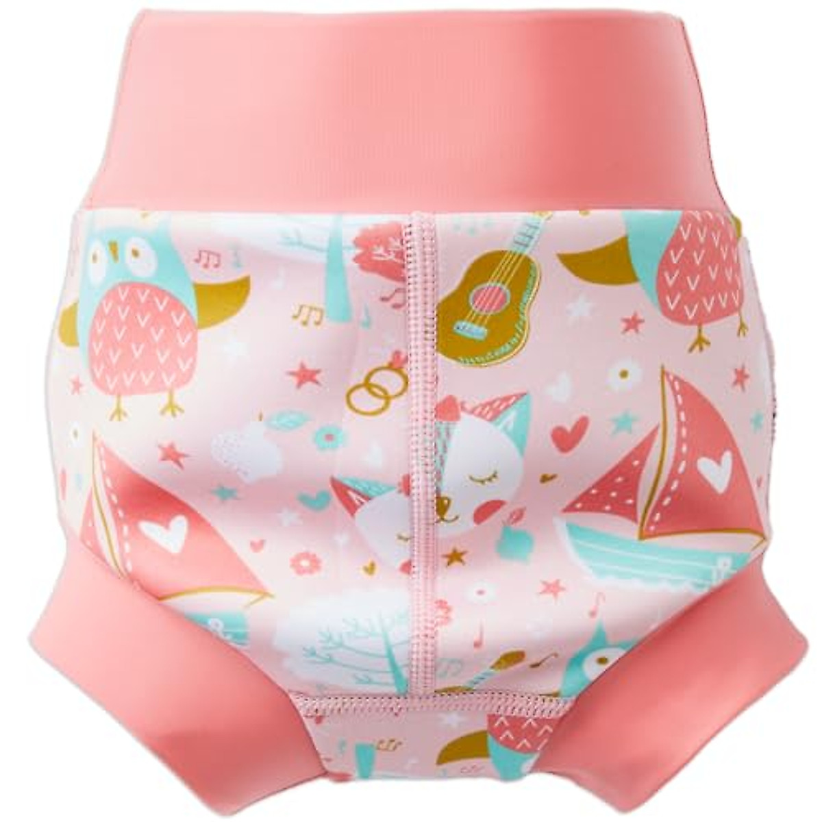 Splash About Happy Nappy Reusable Swim Diaper, Owl & The Pussycat, 6-12 Months