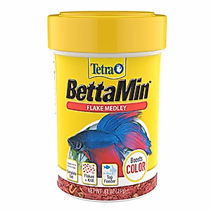 Tetra 16838 BettaMin Flakes, 0.81-Ounce,Blacks & Grays