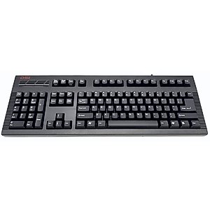DSI Left Handed Mechanical Keyboard with Genuine Cherry MX Red Switches KB-DS-8861XPU-B-V3-USA