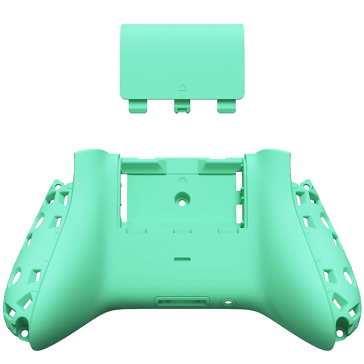 eXtremeRate Mint Green Replacement Side Rails + Back Shell + Faceplate for Xbox Series X/S Controller - Controller NOT Included