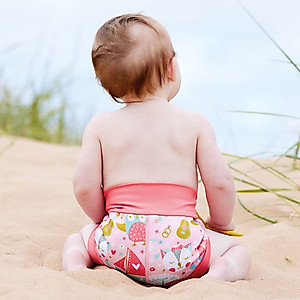 Splash About Happy Nappy Reusable Swim Diaper, Owl & The Pussycat, 6-12 Months