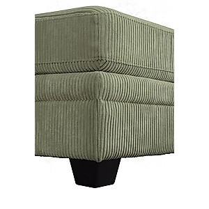 Legend Vansen 7PCS Corduroy Flexible Combination Sofa Sectional, Olive