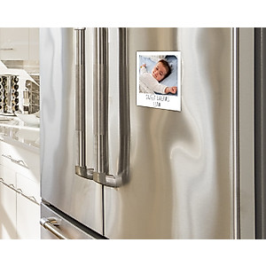 Premium Magnet - Custom Photo Fridge Locker - Personalized Magnetic Photos Gifts | Save Your Best Photos (3.0 Inches)