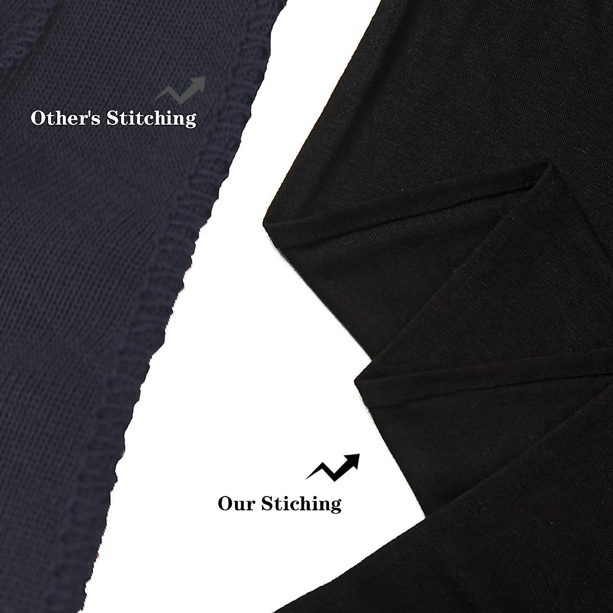 Hophor Womens Black Jersey Hijab Long Stretch Head Wrap Fashion Viscose Scarf Jersey Hijab Scarf for Women (Black)