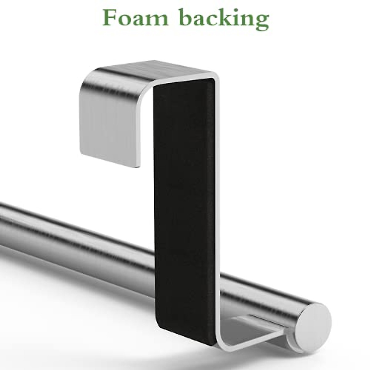 Towel Rack for Cabinet, Strong Steel Kitchen Over Cabinet Towel Bar Holder, 9" Wide - 2 Pack