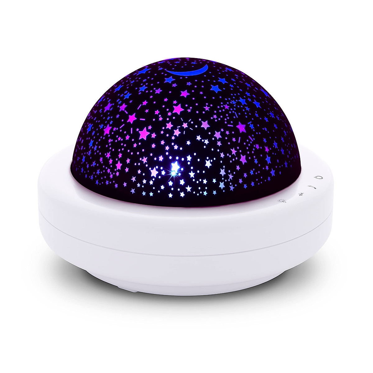 Project Nursery Big Globe Motion Light Show with Soothing Sounds and Music – Multicolor Starlight Show with Nature Sounds and Music for Babies, Toddlers and Kids