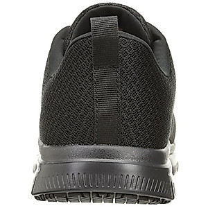 Skechers Men's Flex Advantage Bendon Work Shoe, Black, 12 Wide