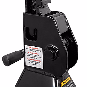 Torin AT82001B-1 Hydraulic Floor Jack Combo with 2 Jack Stands, 2 Ton (4,000 lb.), Black