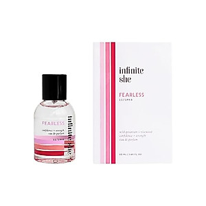 Infinite She Fearless Eau de Parfum, 1.69 Fl Oz – Wild Geranium and Rosewood Scent – Women’s Fragrance with Modern Botanicals, Confidence and Strength, Vegan Formula and Paraben Free