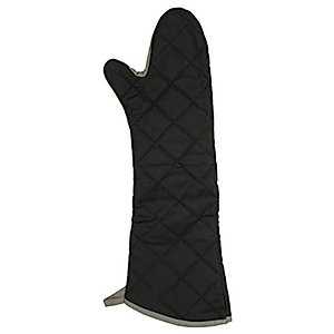 Ritz CL2PX24ELBKBK Flame-Resistant Pyrotex Oven Mitt, 24", Black, Pair
