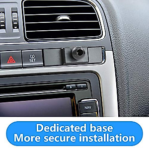 musttrue LUNQIN Car Phone Holder for 2009-2017 Volkswagen Tiguan [Big Phones with Case Friendly] Auto Accessories Navigation Bracket Interior Decoration Mobile Cell Mirror Phone Mount