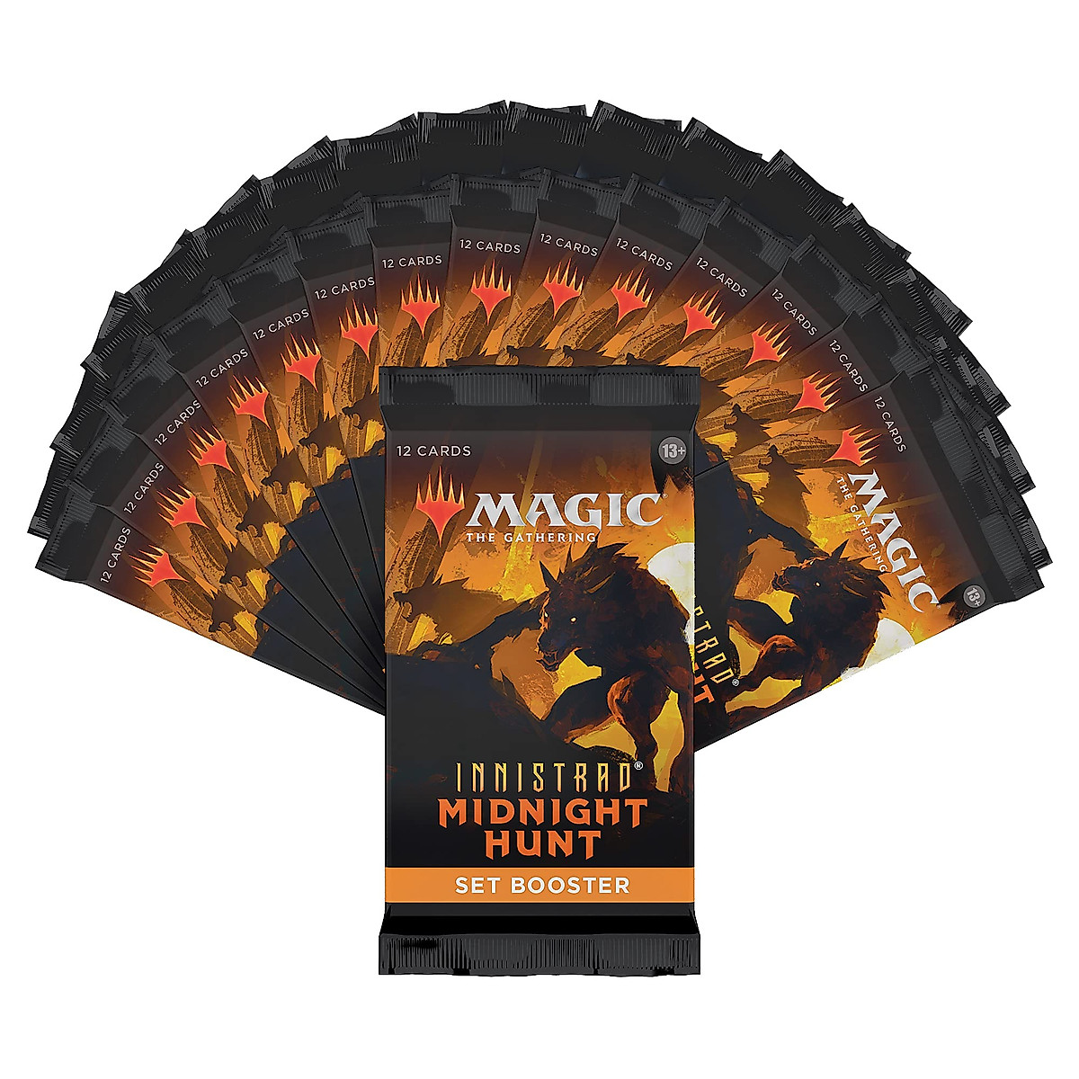 Magic: The Gathering Innistrad: Midnight Hunt Set Booster Box | 12 Count (Pack of 30)