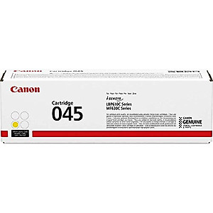 Canon 045 High Capacity Black Cartridge with Standard Capacity Cyan, Magenta and Yellow Cartridge Set LBP610 and Color imageCLASS MF630C Printers