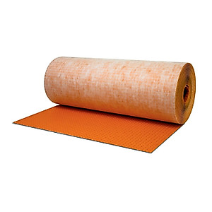 Schluter Ditra Uncoupling and Waterproofing Membrane for Ceramic and Stone Tile Installations - Interior Use, Polyethylene, 3.5mm Thickness - DITRA30M