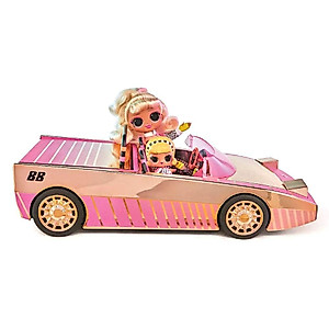 LOL Surprise Car Pool Coupe with Exclusive Doll, and Dance Floor - Toy Car Playset with Black Light Headlight and Play Set Accessories - Great Birthday Gift for Kids Ages 6-8 Years