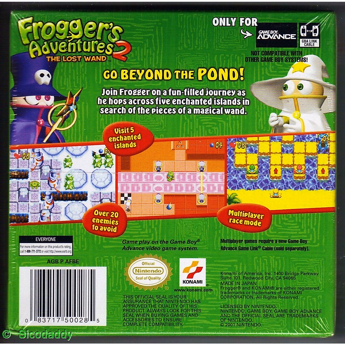 Frogger's Adventure 2: The Lost Wand - Game Boy Advance
