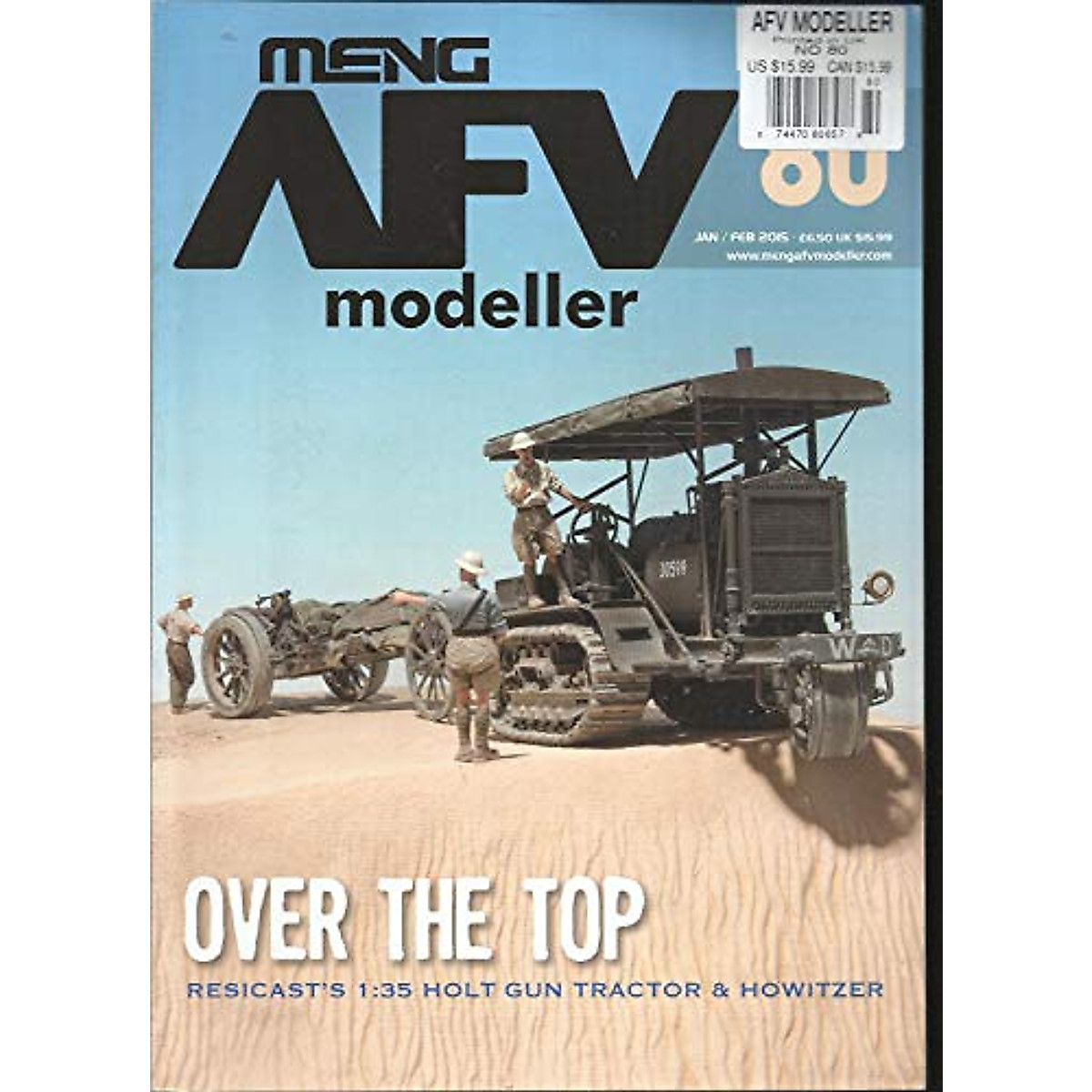 MENG AR MODELLER MAGAZINE, OVER THE TOP JANUARY/FEBRUARY, 2015 NO. 80