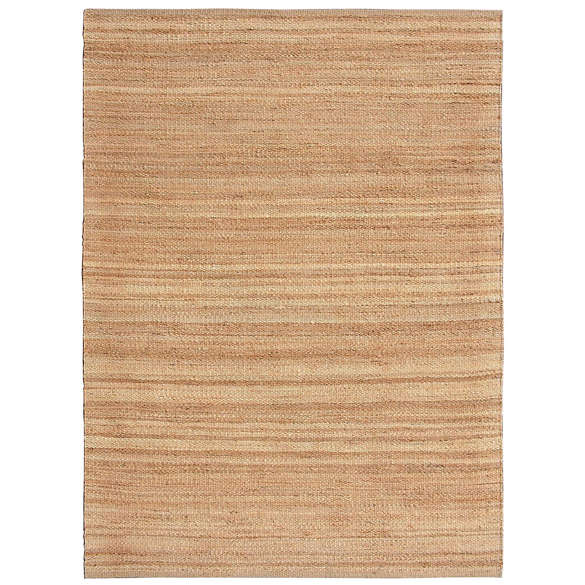 Antep Rugs Natural 5x7 Indoor Hand Woven Fiber Jute Area Rug (Natural, 5' x 7'6")