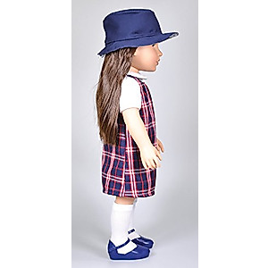 Kindred Hearts Dolls Paige Brown Hair Brown Eyes PVC Girl Doll, Brunette, 18" (Amazon Exclusive)