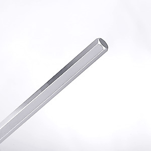 Honoson 2 Pieces T Handle Hex Key for Safety Iron Hex Key for Swimming Pool Cover Deck, 13 Inches, Black