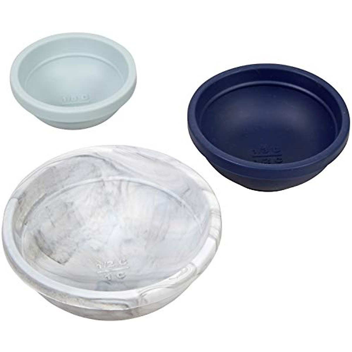 Wilton Stylish Silicone Prep Bowl Set, 3-Piece