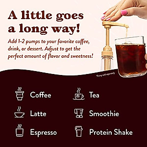 Jordan's Skinny Syrups Sugar Free Coffee Syrup, Mocha Flavor Drink Mix, Zero Calorie Flavoring for Chai Latte, Protein Shake, Food & More, Gluten Free, Keto Friendly, 25.4 Fl Oz, 2 Pack