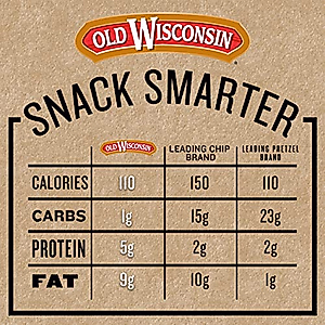 Old Wisconsin Beef Sausage Snack Sticks, Naturally Smoked, Ready to Eat, High Protein, Low Carb, Keto, Gluten Free, 26 Ounce Resealable Package