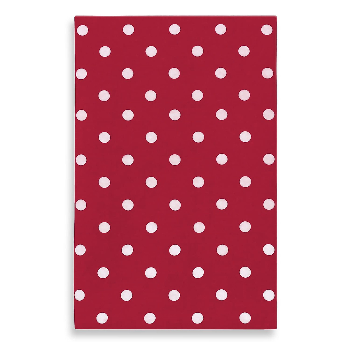 Cackleberry Home Red with White Polka Dots Kitchen Towels Cotton 18 x 28 Inches, Set of 3