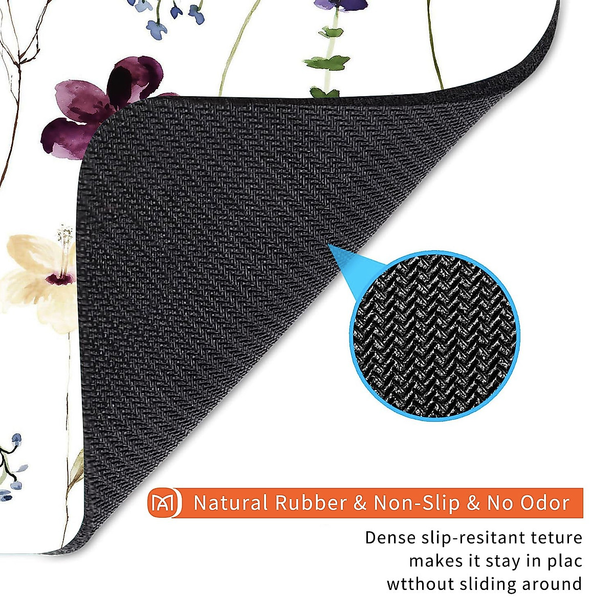 Armanza Square Mouse Pad Beautiful Flowers Plants, Personalized Premium-Textured Custom Mouse Mat Design , Washable Mousepad Lycra Cloth , Non-Slip Rubber Base Computer Mouse Pads for Wireless Mouse